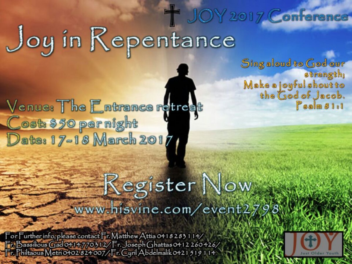 Joy in Repentance | HisVine