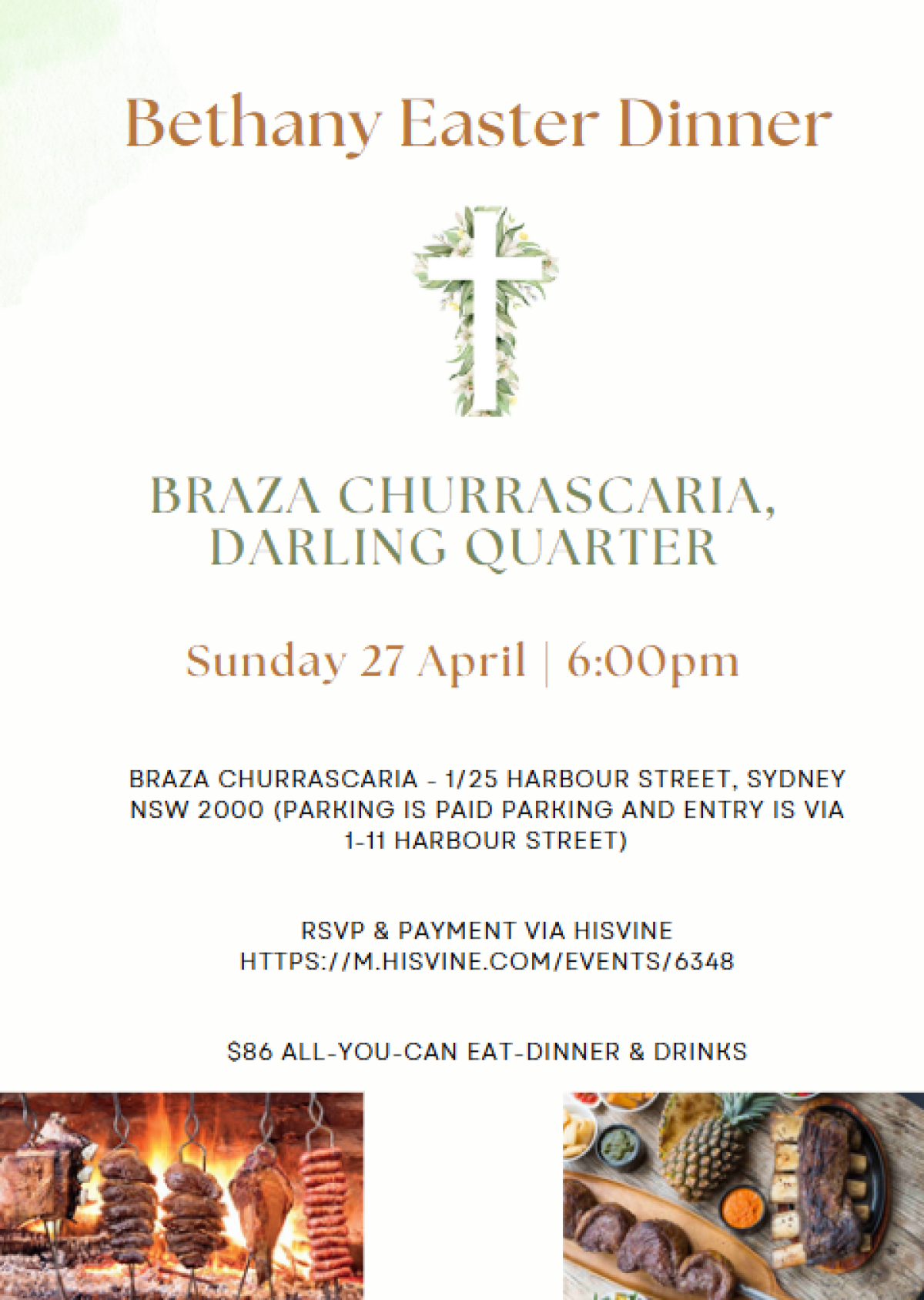 Bethany Easter Dinner 2025 | HisVine